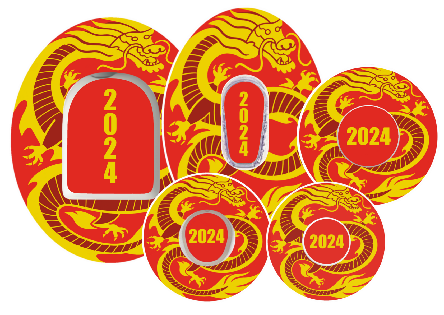 Chinese Dragon Stickers – SmileSensors