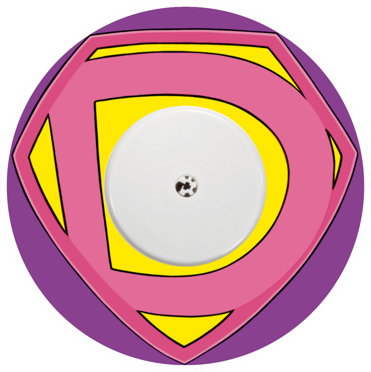 Pink Superman Logo Png